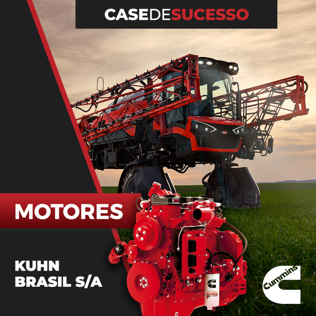 Motores Cummins e Pulverizadores Autopropelidos